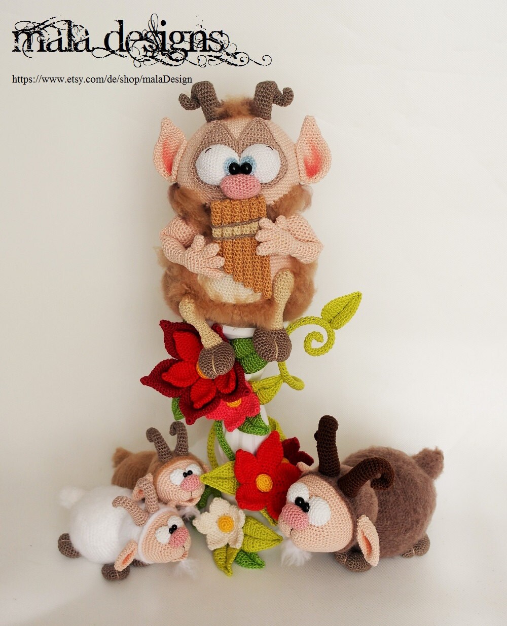 Pan With Flute Crochet Pattern - Etsy