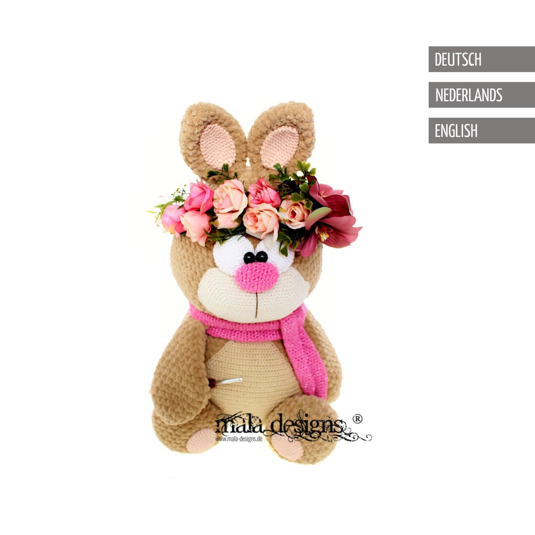 Bunny - Crochet Pattern by Mala Designs ® - Etsy