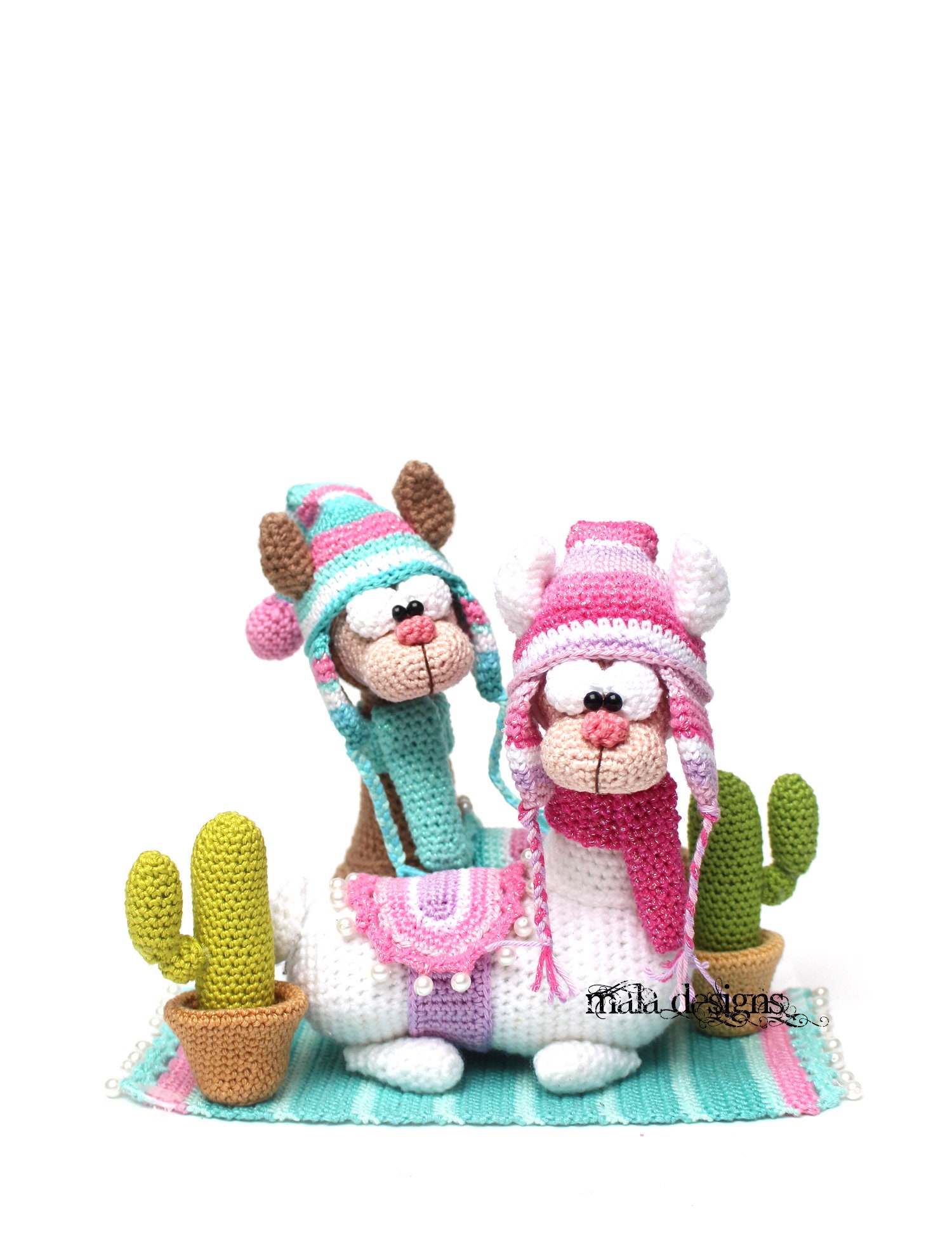 Little Lamas Crochet Pattern by Mala Designs ® - Etsy