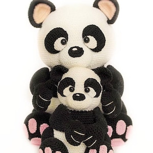 Panda, Crochet Pattern - Etsy