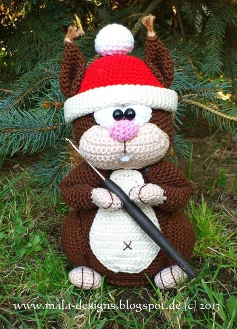 Squirrel - Crochet Pattern - Etsy