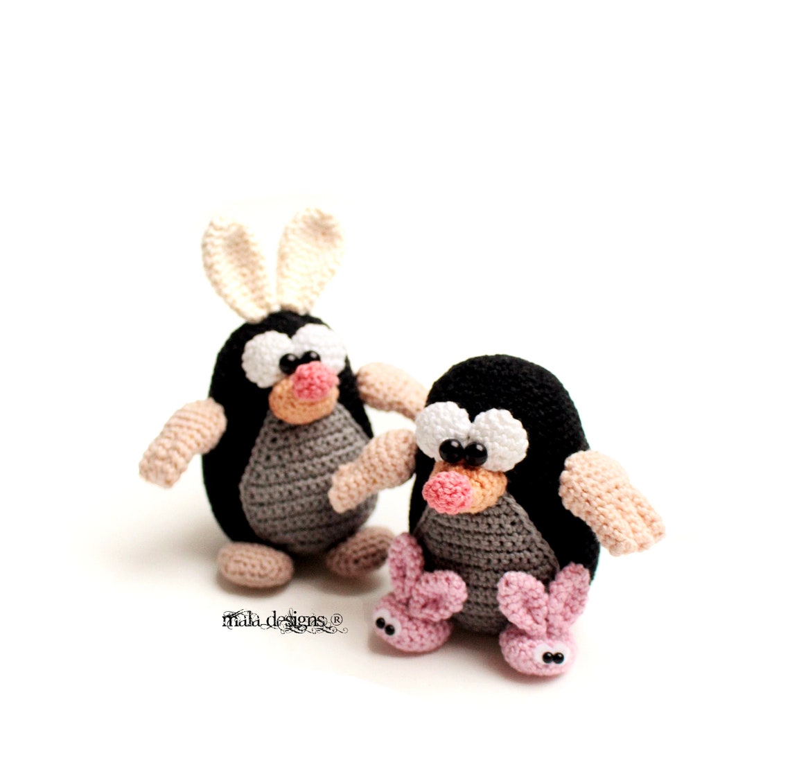 Moles With Mound Crochet Pattern by Mala Designs ® - Etsy
