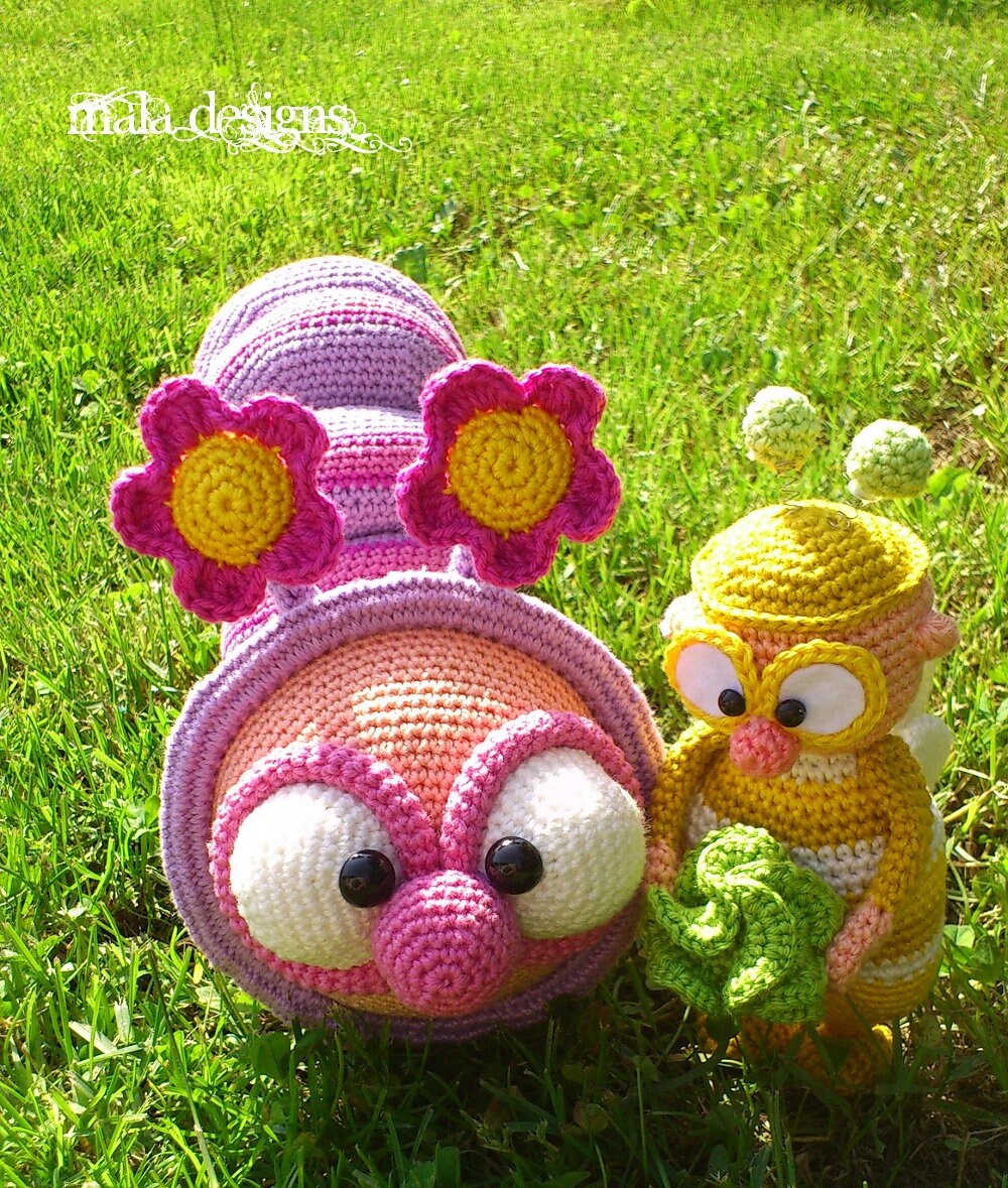 Bugs With Big Caterpillar Crochet Pattern | Etsy