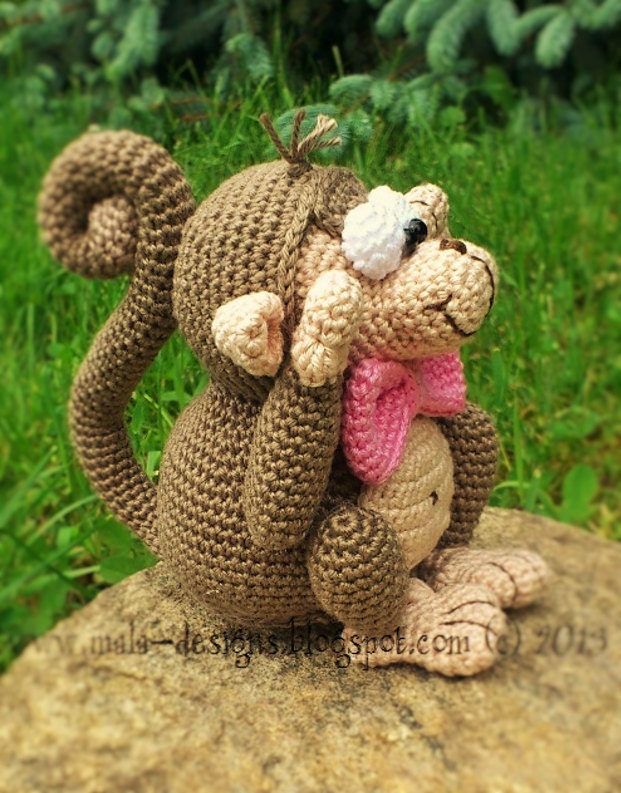 Monkeys Crochet Pattern - Etsy