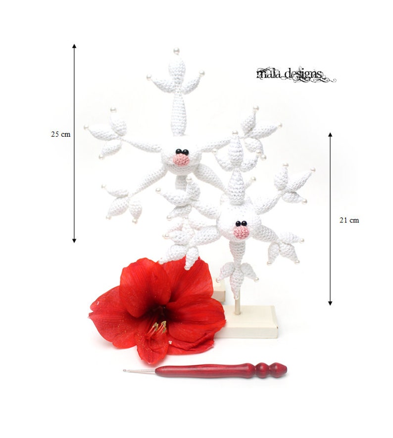Snowflakes Crochet Pattern by Mala Designs ® - Etsy