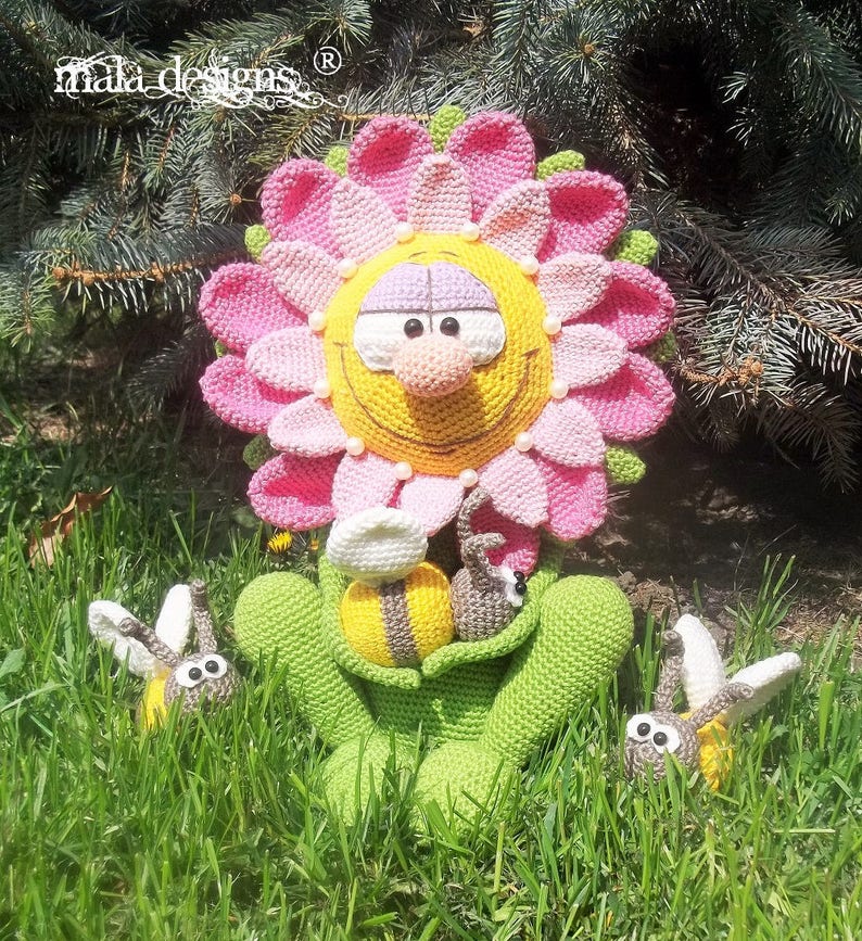 Flower a Crochet Pattern by Mala Designs - Etsy UK
