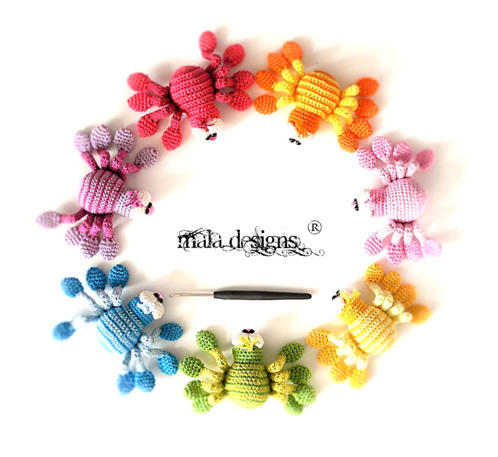 Little Spiders - Crochet Pattern - Etsy