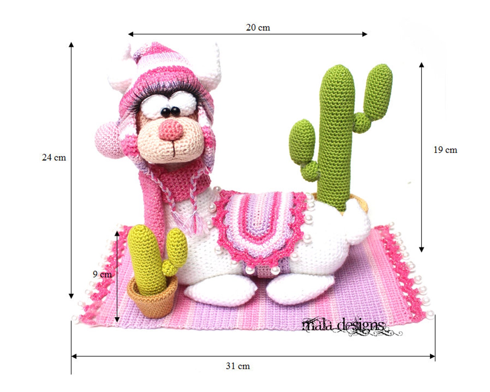 Lamas Crochet Pattern by Mala Designs ® - Etsy Canada