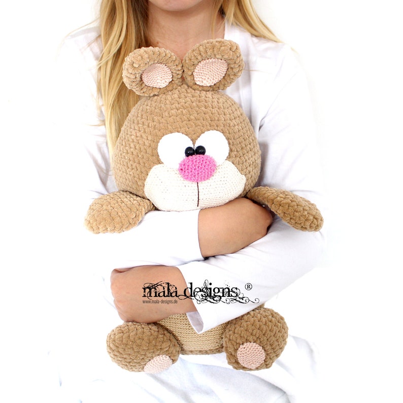 Bunny Crochet Pattern by Mala Designs ® | Etsy