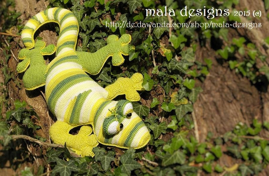 Giant Lizard / Salamander, Crochet Pattern - Etsy