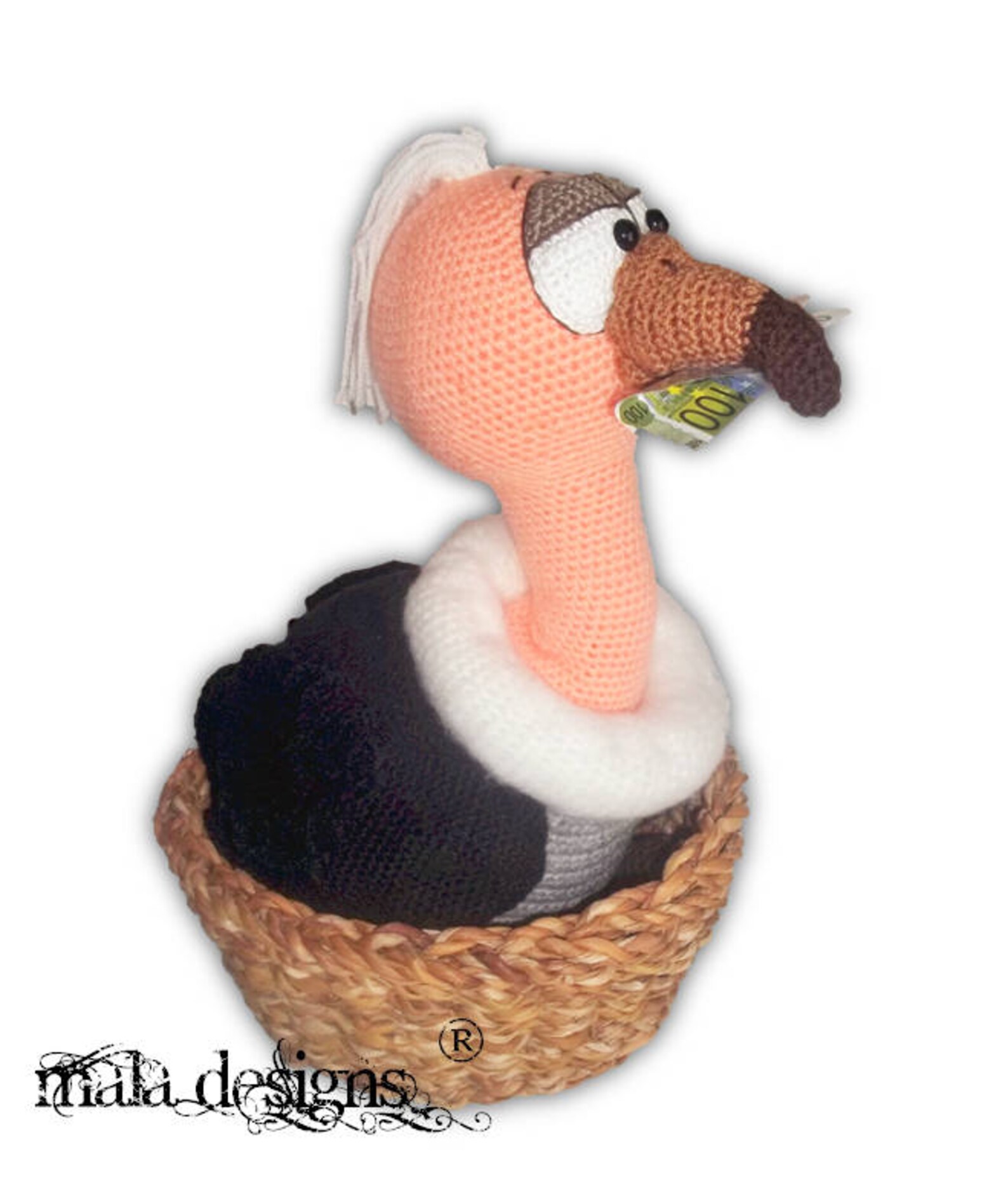 Vulture a Crochet Pattern by Mala Designs - Etsy