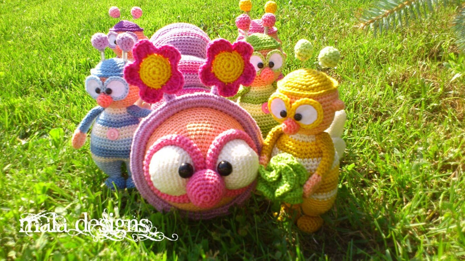 Bugs With Big Caterpillar Crochet Pattern | Etsy