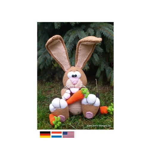 Mia Rabbit Crochet Amigurumi Pattern - Etsy