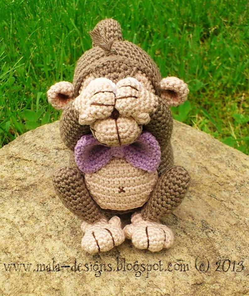 Monkeys, Crochet Pattern - Etsy