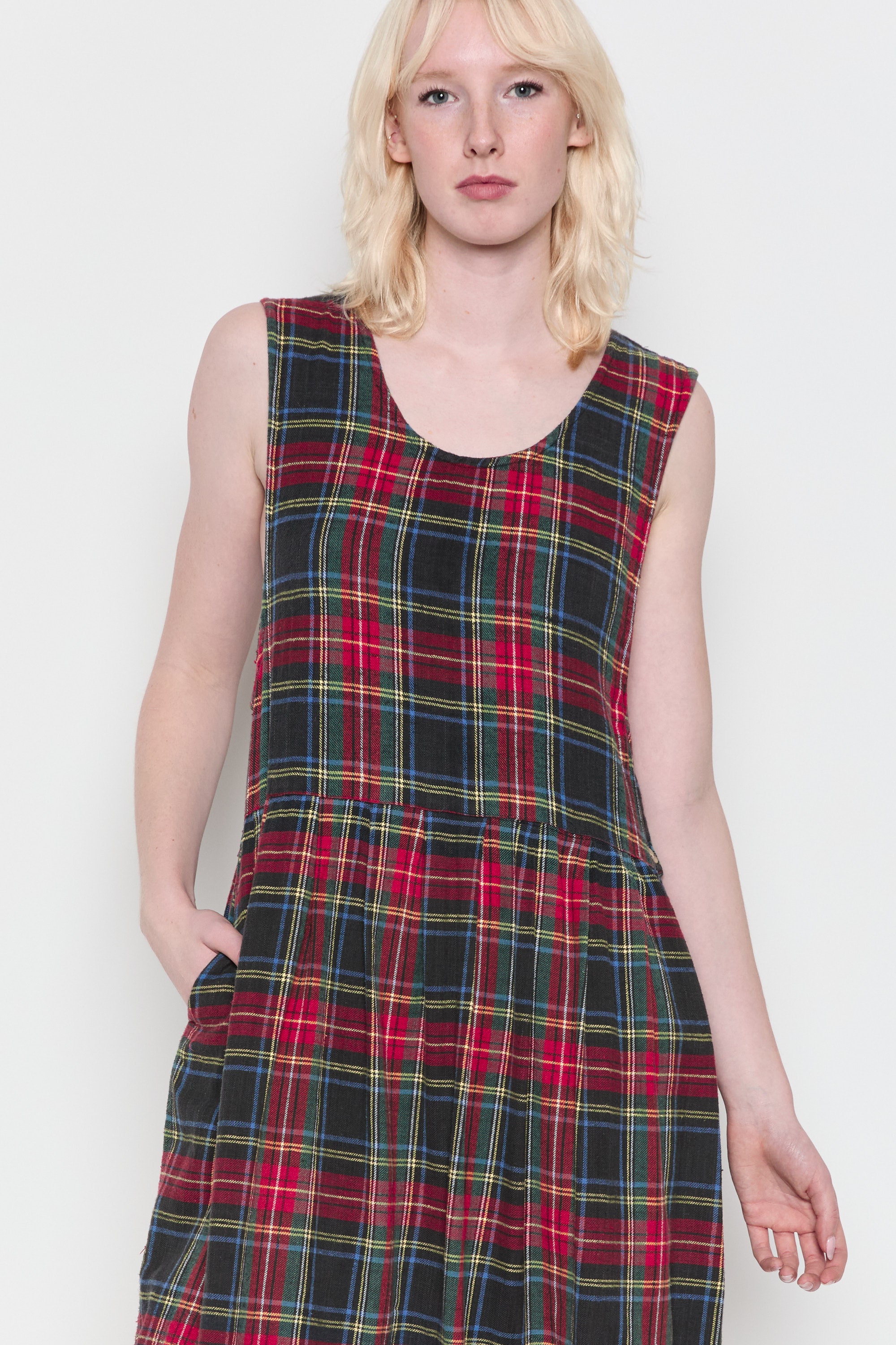 80s Red Tartan Plaid Jumper S - Etsy