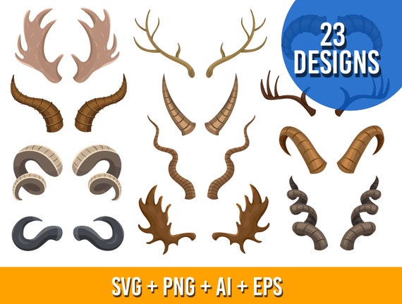 Animals With Horns Clipart