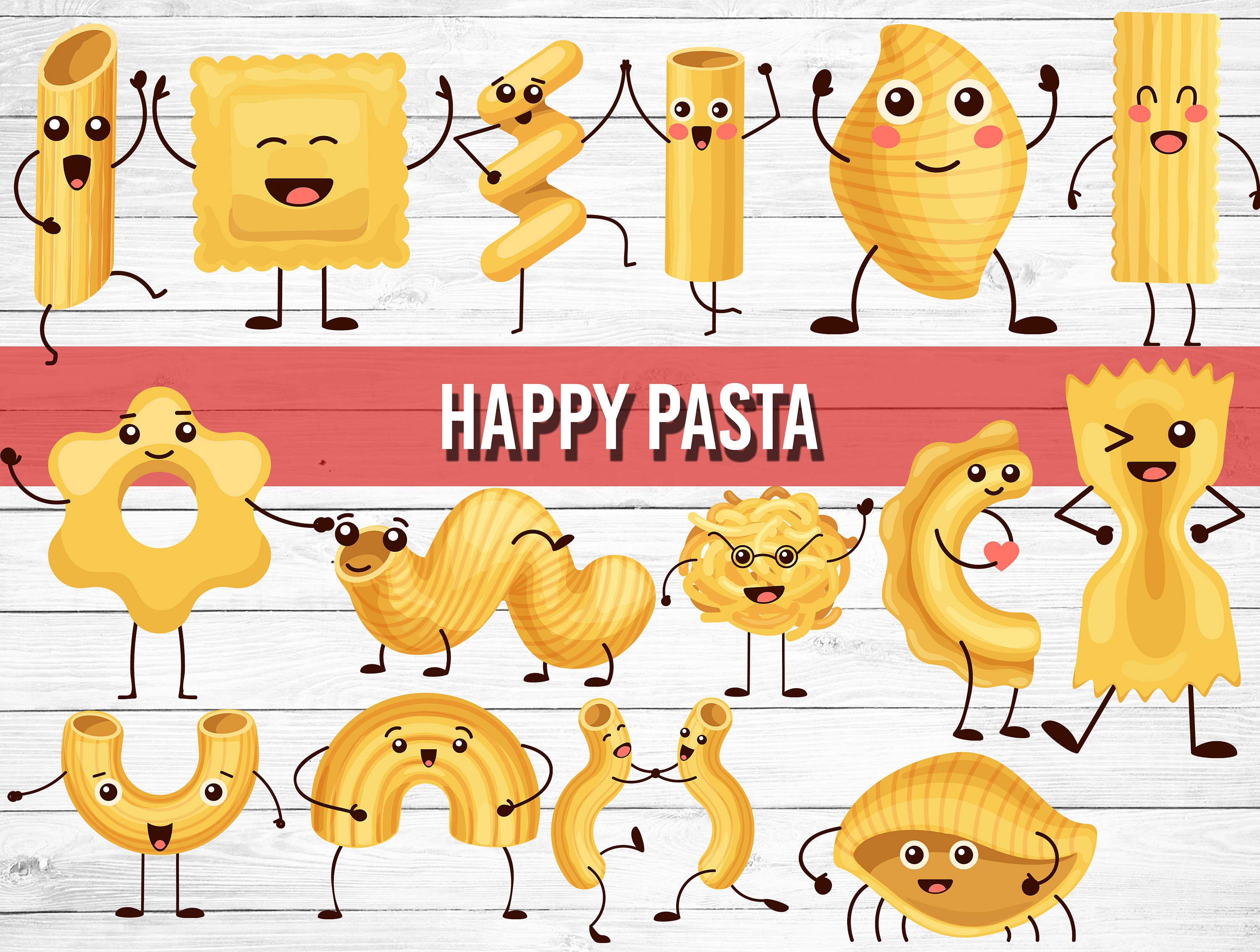 Cartoon Pasta Clip Art