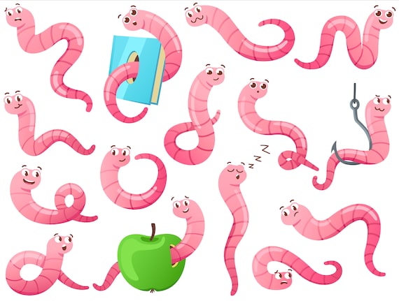 Cute Worm Clipart