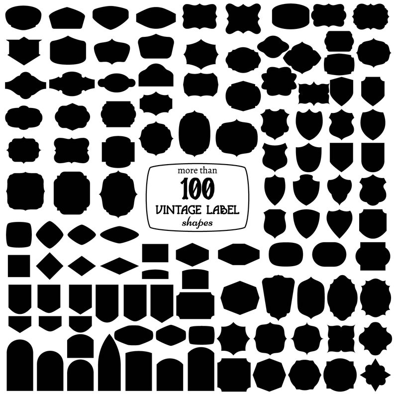 Frames Svg Tags Svg Label Svg Retro Label Decorative - Etsy