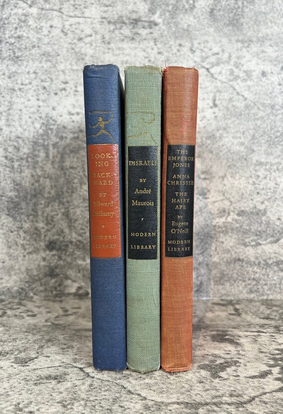 Book Decor Set With Modern Library Books 1928 | Etsy