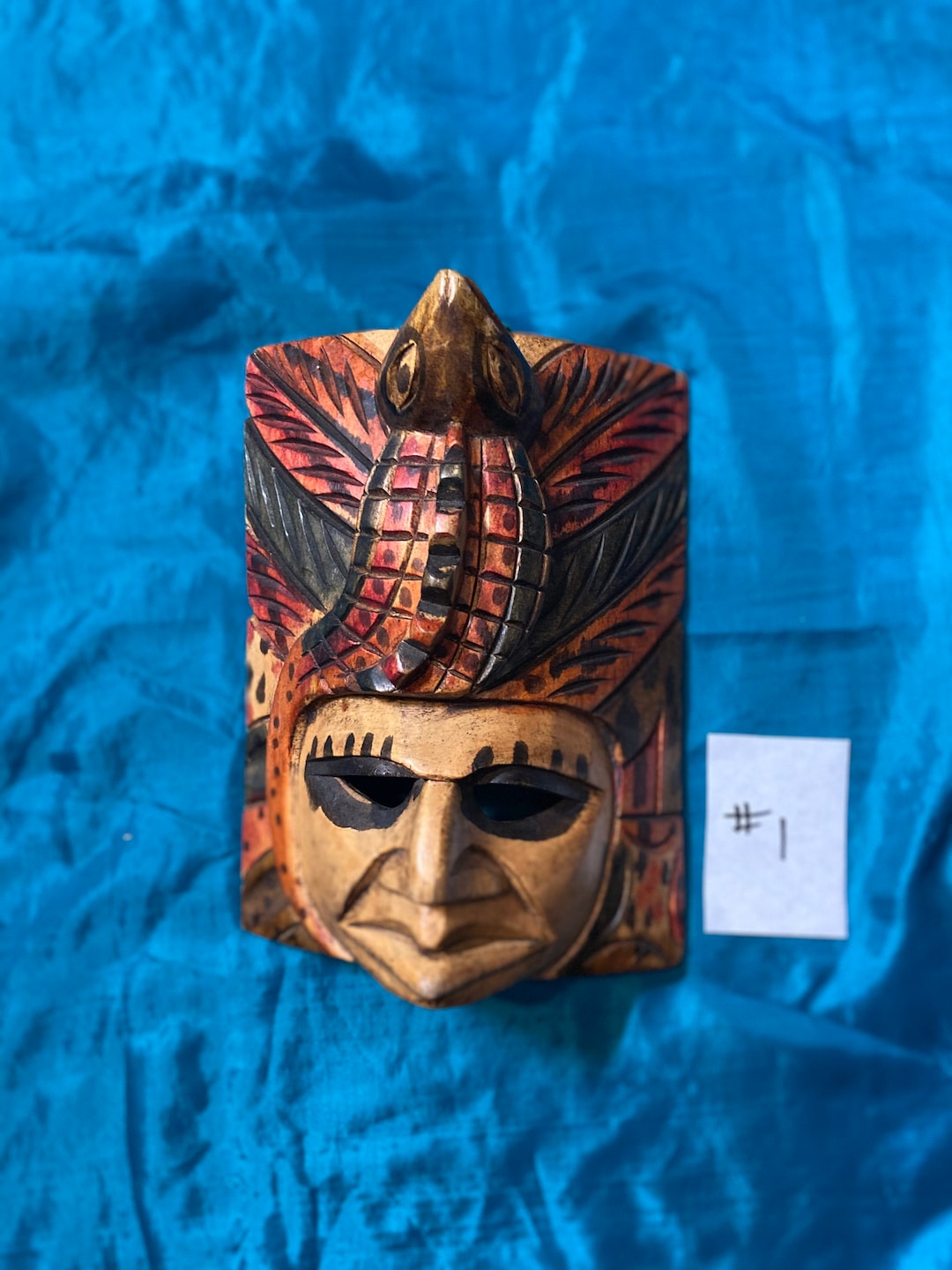 Wooden Mayan Mask - Etsy