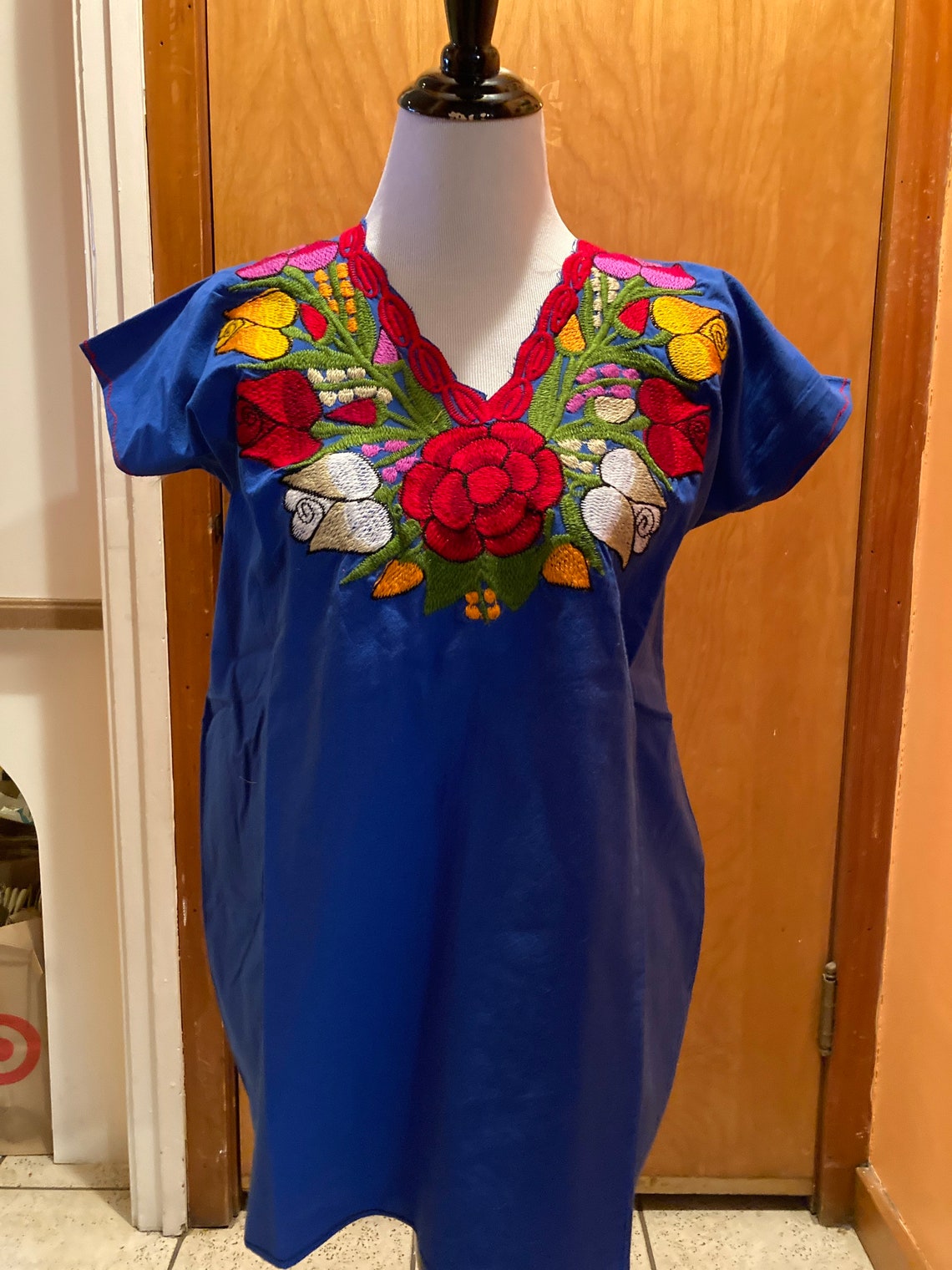 Cotton Guatemalan Machine Embroidered Blouse - Etsy