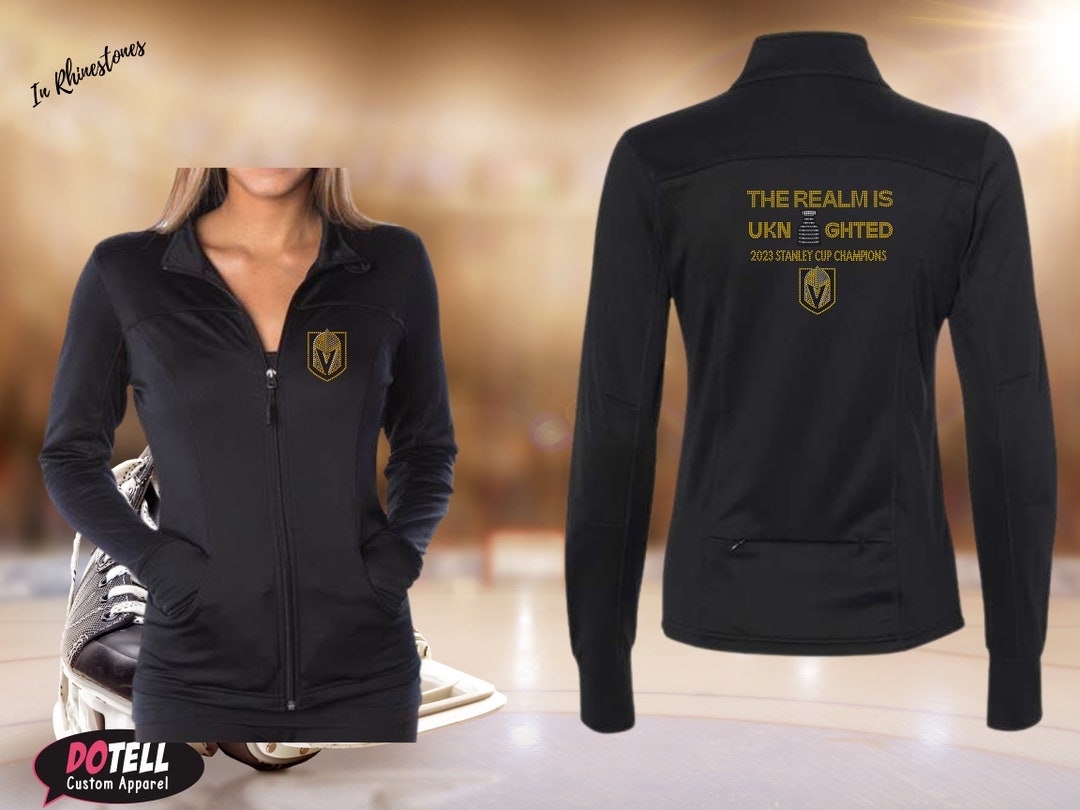 Uknighted Jacket, Vegas Golden Knights Jacket in Rhinestones, Vegas ...