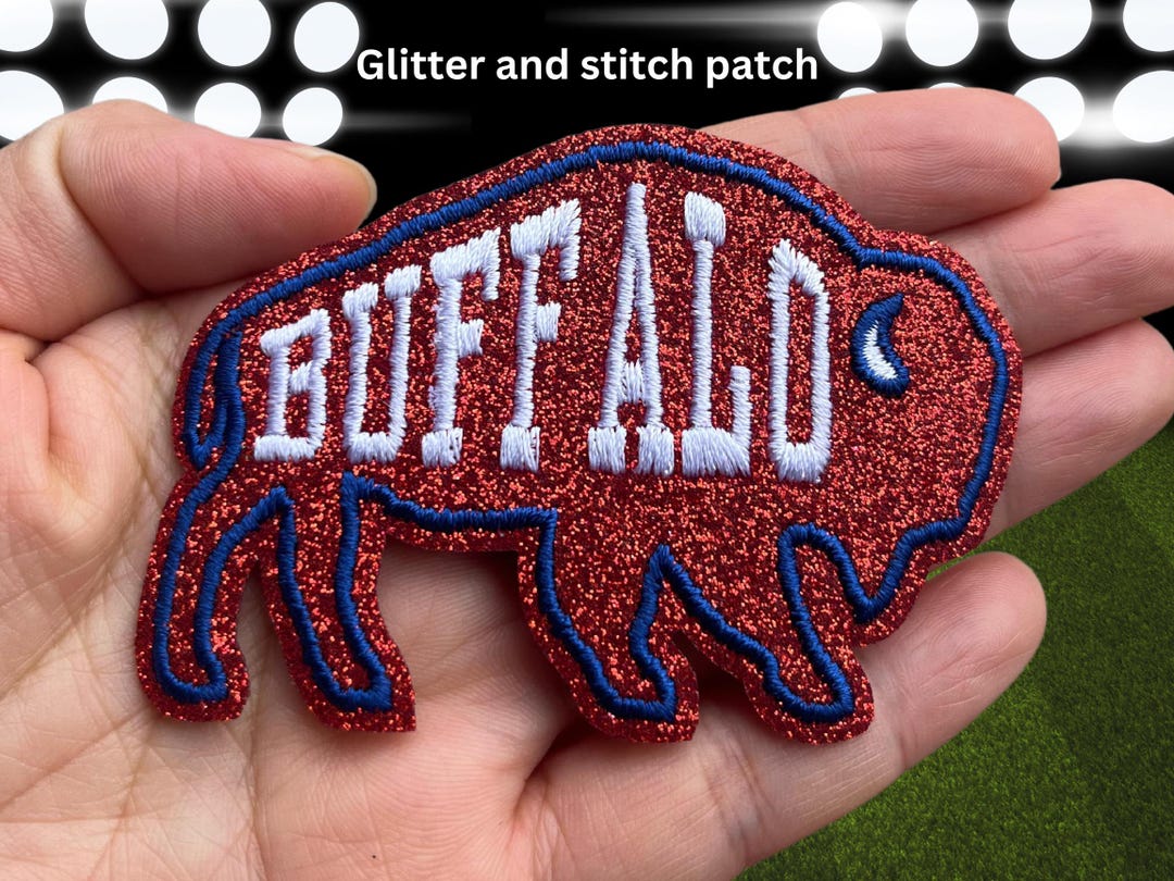 Buffalo Patch , Buffalo Iron on Patch, Buffalo Bling, Buffalo Football - Etsy