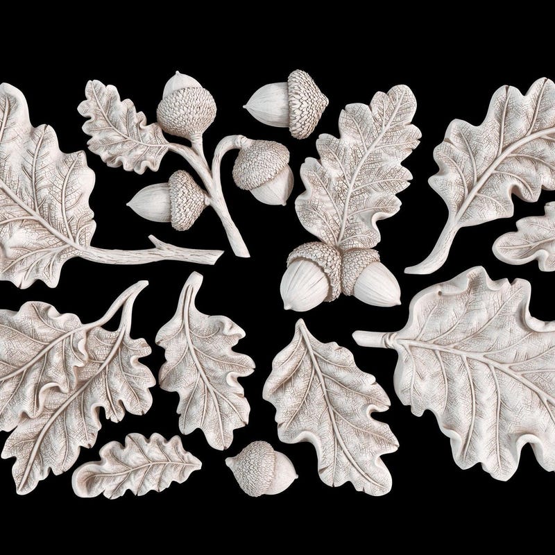 Acorn Oak Leaves - Etsy