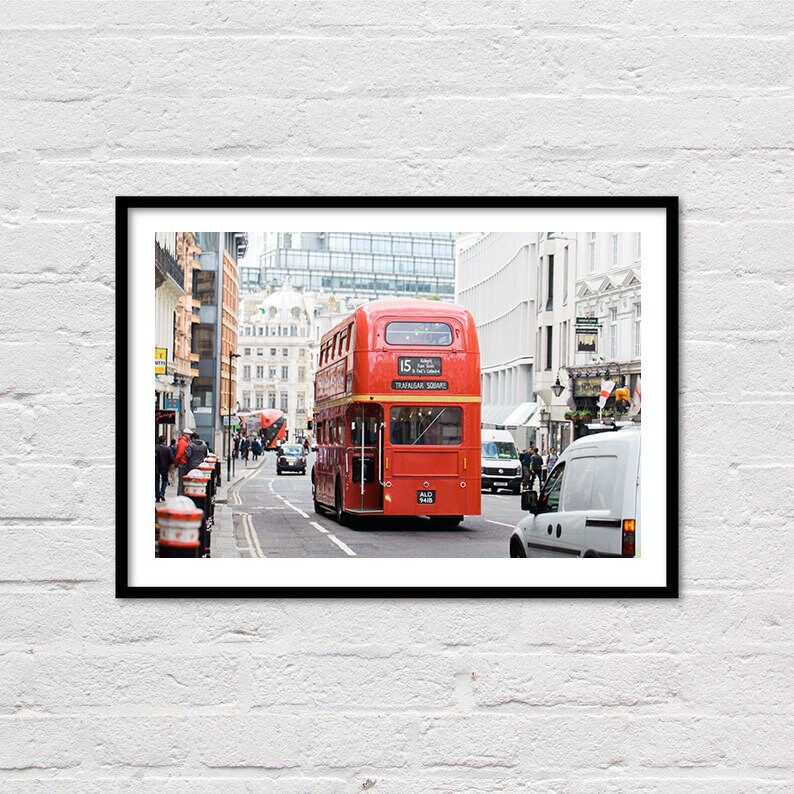 London Double Decker Bus Photo, London Photography, Double Decker Bus ...
