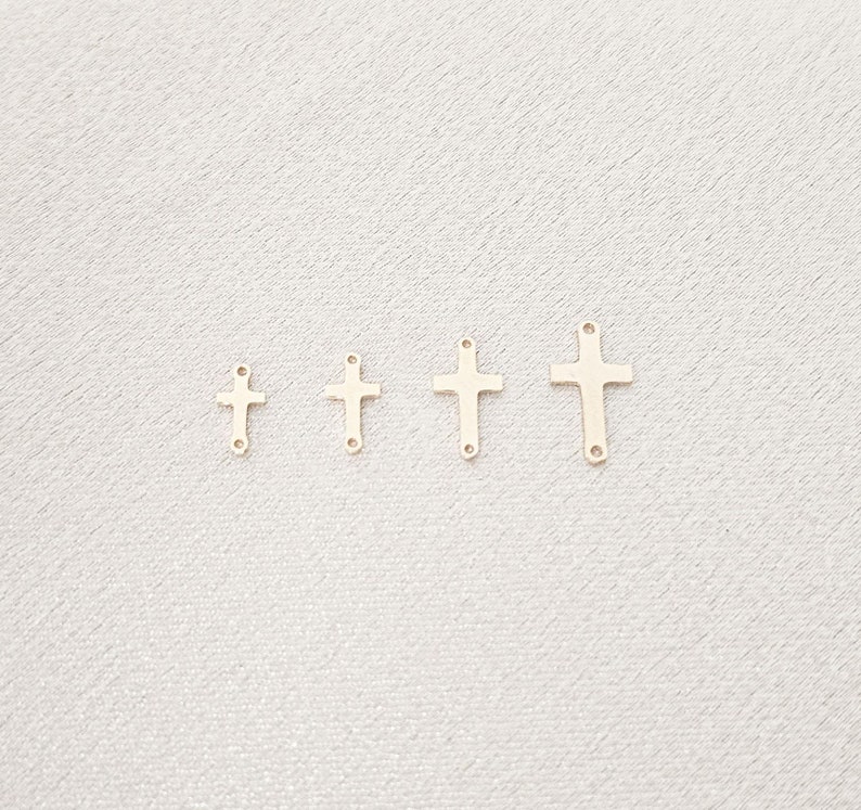 Cross Connector • 14k Gold Filled, 14k Rose Gold Filled, Sterling ...