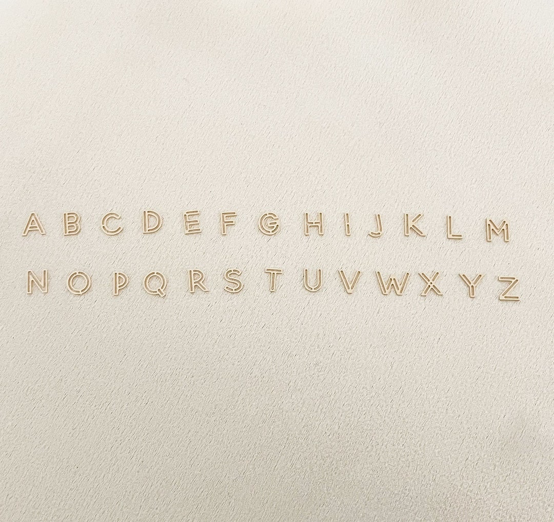 F1B Outline Letter Connector • 14k Gold Filled, 14k Rose Gold Filled ...