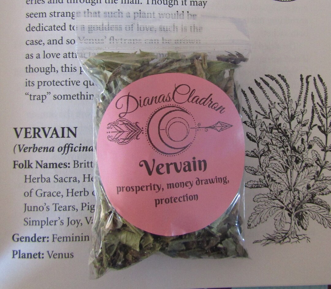 Dried Vervain Witchcraft Herbs Empowering Magic Handcrafted - Etsy
