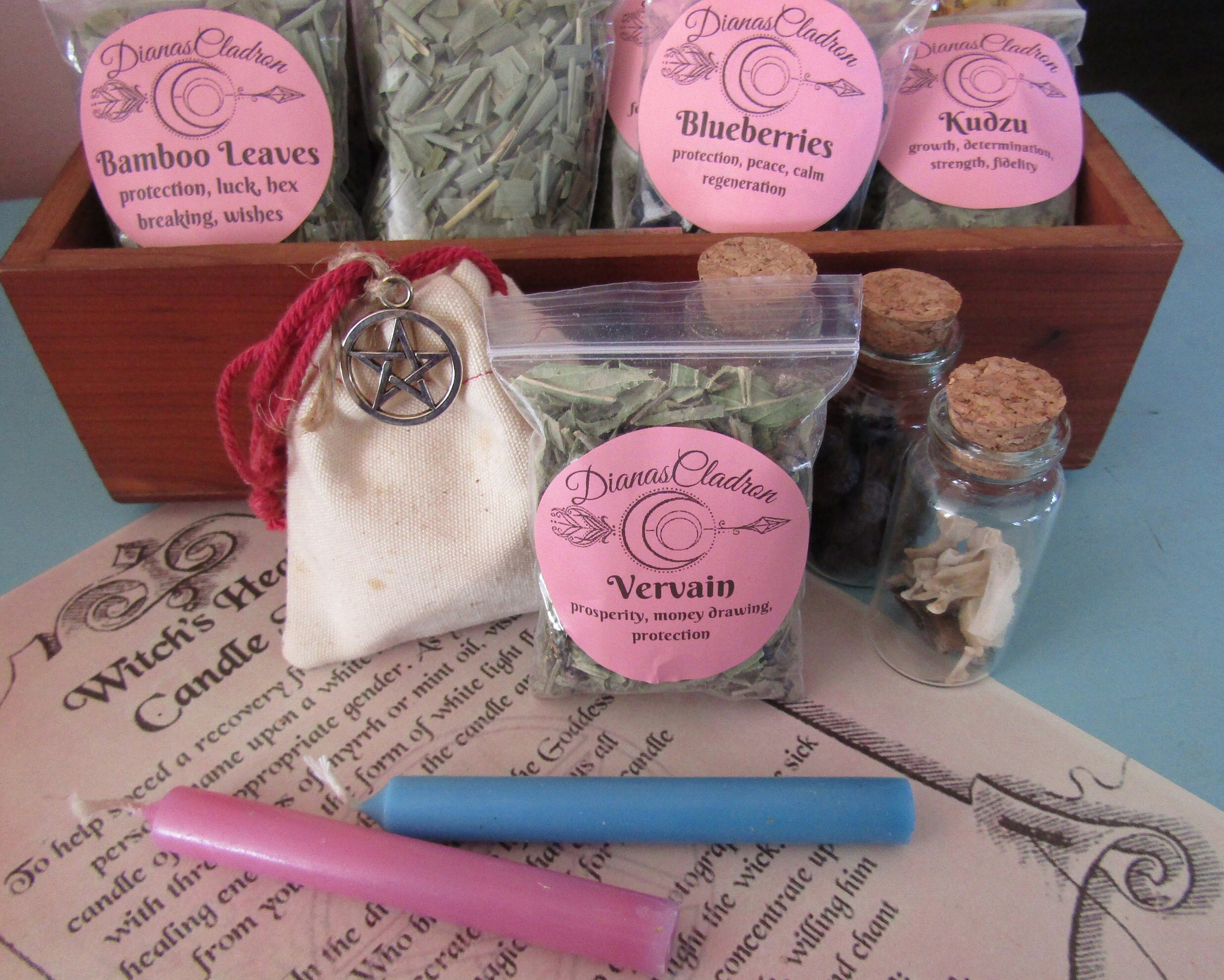 Dried Vervain Witchcraft Herbs Empowering Magic Handcrafted - Etsy