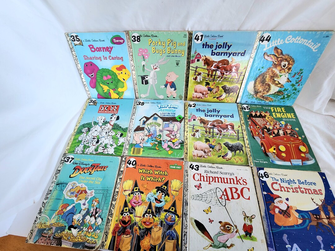 Old Little Golden Books, Children's Books for Crafts #4 - Etsy