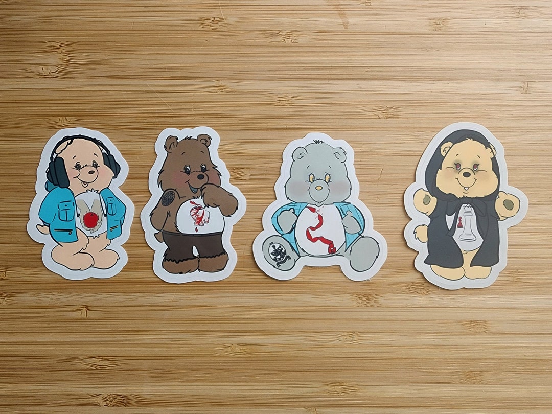 4 Pcs Twilight Bears Sticker Pack | Inspired by Twilight Saga Merch ...