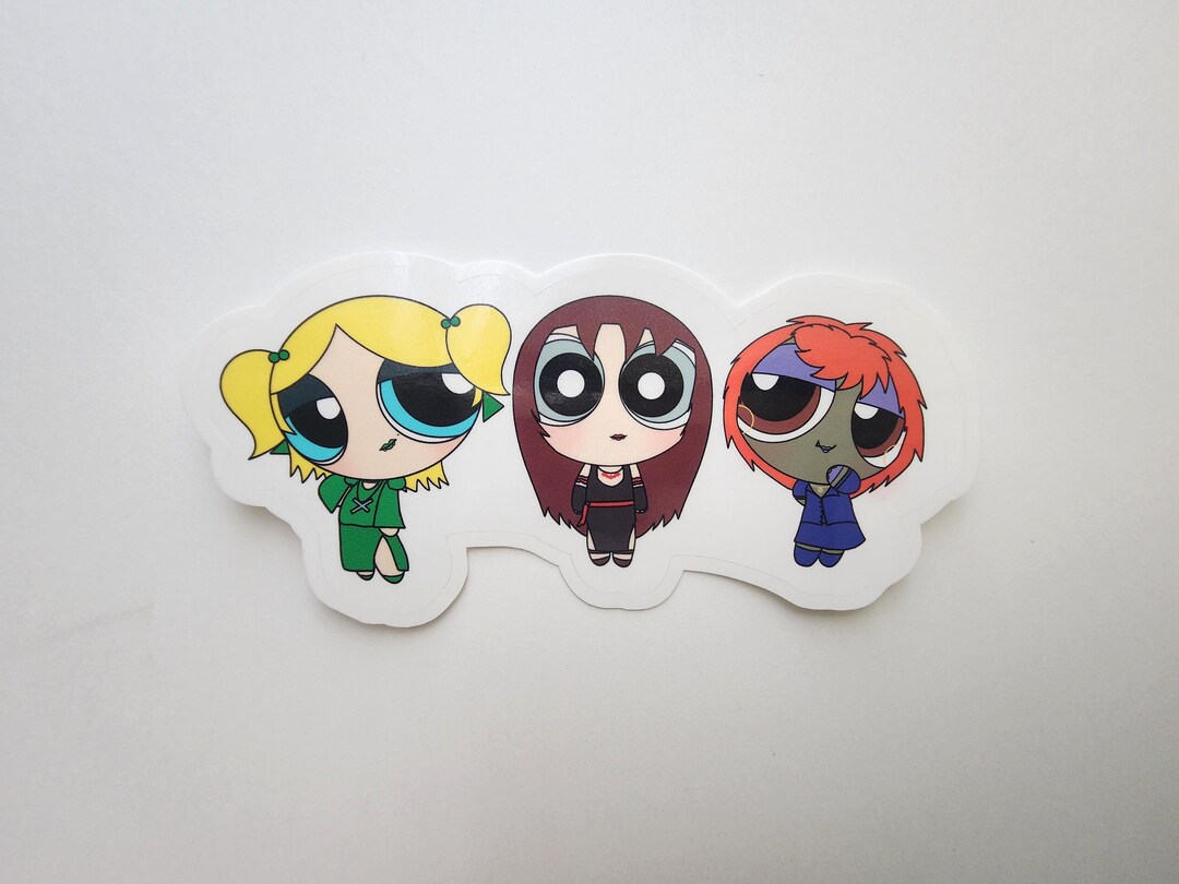 Hex Girls Sticker Scobby PPG Cute Girlie Sticker Kindle Laptop Water ...