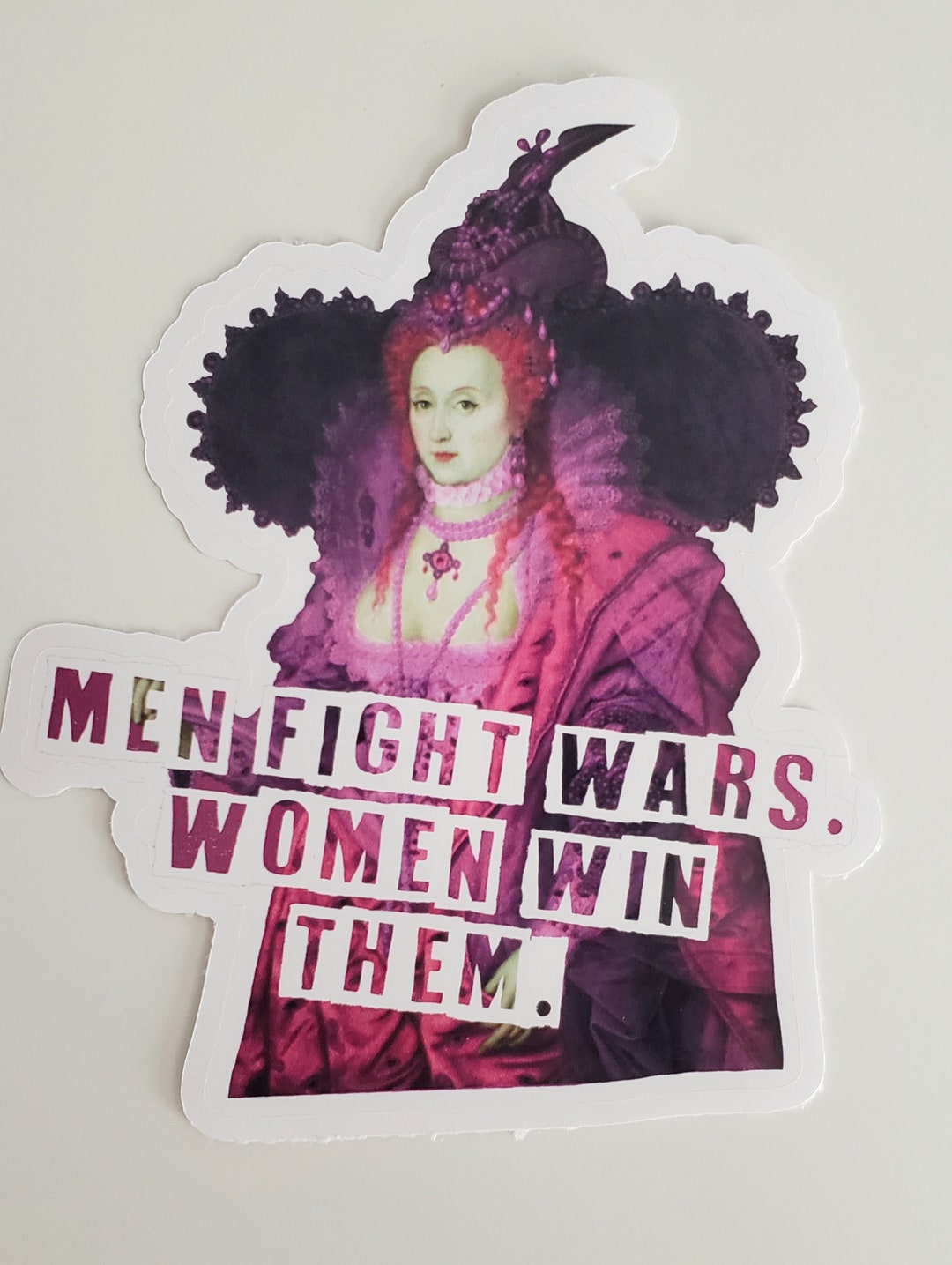 Purple Lizzie Sticker| Handmade Die Cut Sticker, Reader, Romance ...