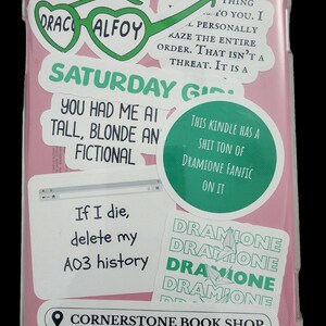 Dramione Kindle Mini Sticker Pack V2 | AO3 Fanfiction | Planner ...