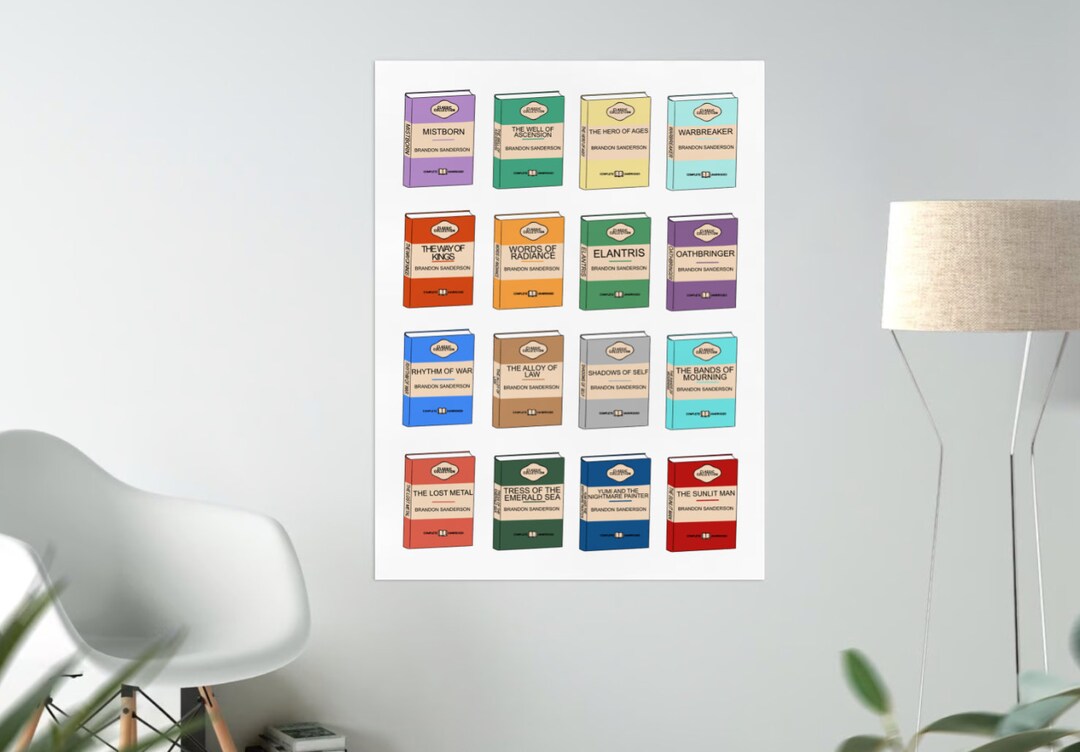 DIGITAL Cosmere Classics Print| Home Decor | Poster | Birthday Gift ...