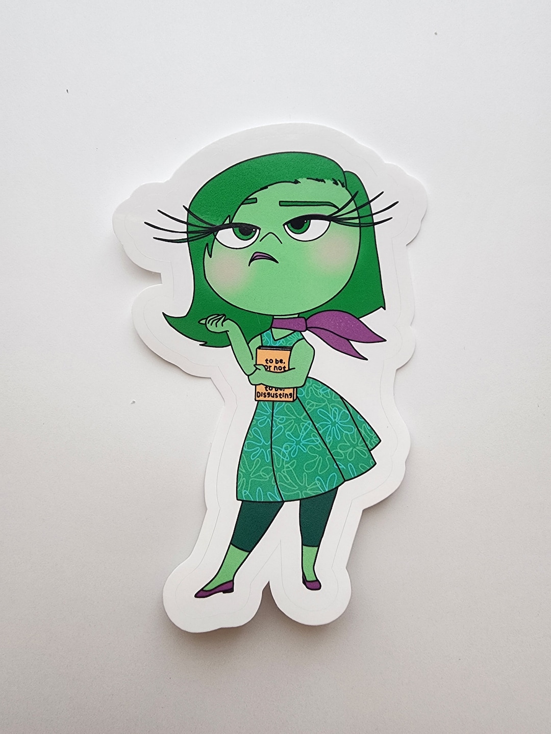 Bookish Disgust Sticker Handmade Stickers Emotions Kindle Sticker ...