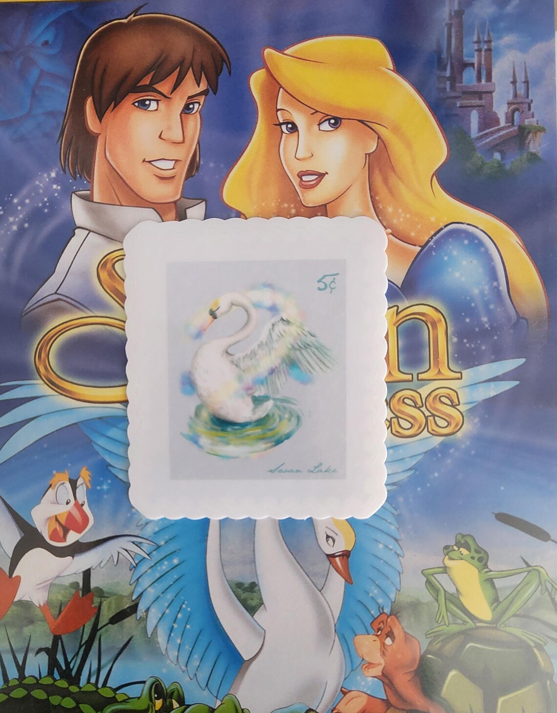 Swan Lake Stamp Sticker | Swan Princess Fan | for Kindle Reader ...