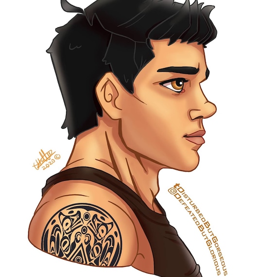 Jacob Black Wolf Drawing