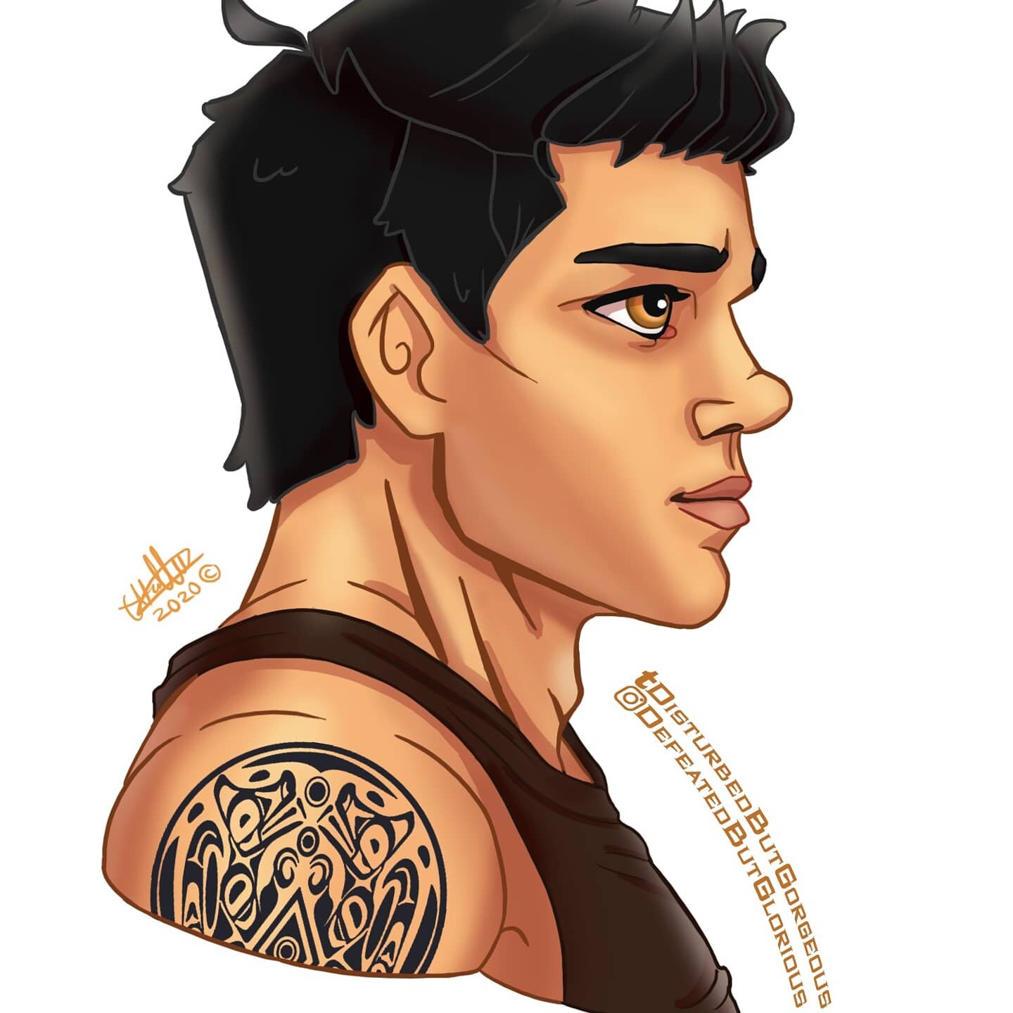 Jacob Vinyl Sticker- the Twilight Saga Inspired DIY Printed Contour ...