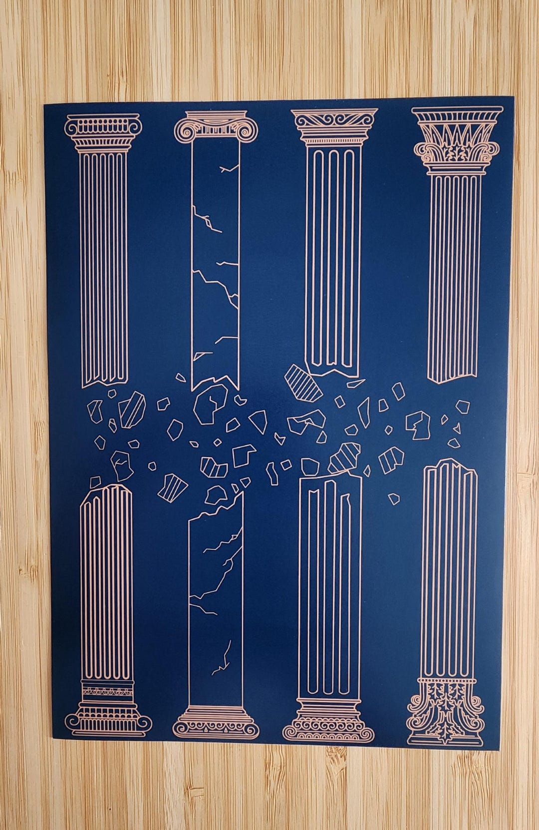 Roman Column Print| Home Decor | Poster | Birthday Gift | the Hierarchy ...