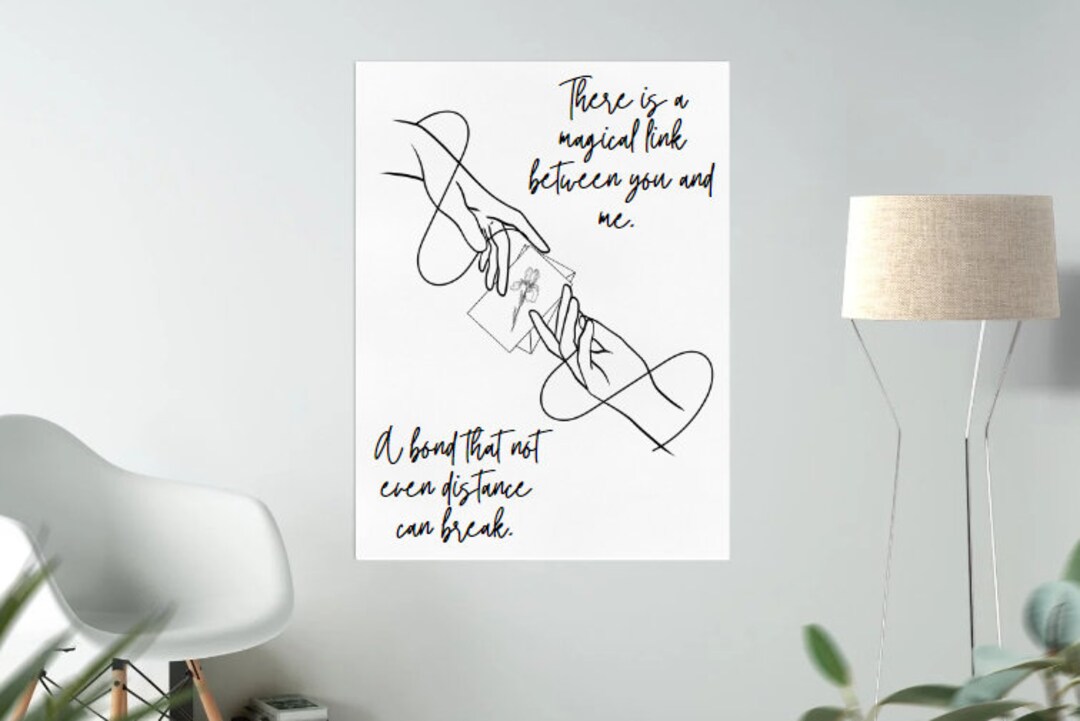 DIGITAL Unbreakable Bond Print| Home Decor | Poster | Birthday Gift ...