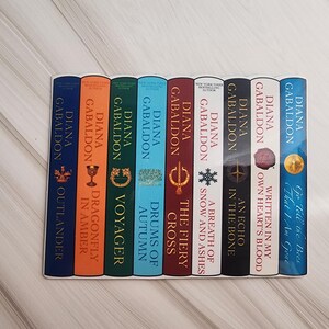 MAGNET Time Travel Book Stack | Outlander Diana Gabaldon | Claire Jamie ...