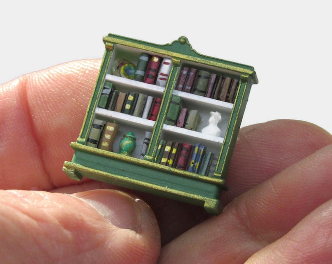 Miniature Bookcase Scale 1/144 - Etsy