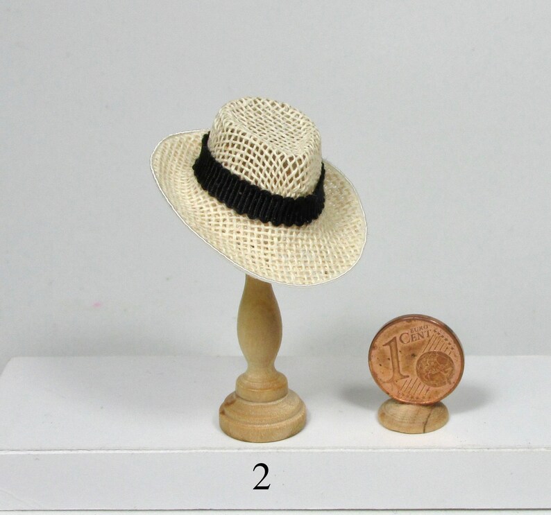 Miniature Hats Panama Model 1/12 Scale | Etsy