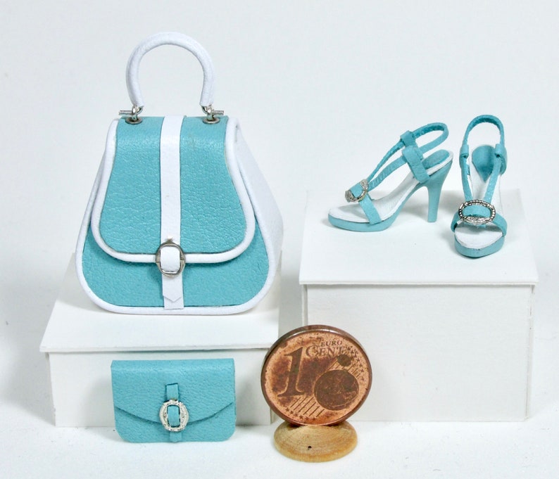 Miniature Leather Accessories 1/12 Scale - Etsy